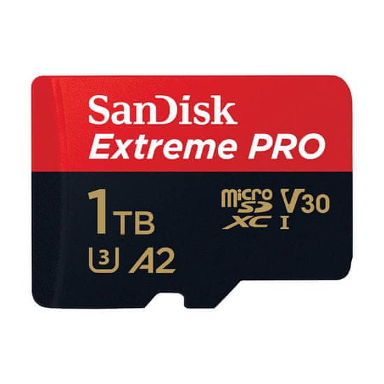 SanDisk Pomnilniška kartica EXTREME PRO microSDXC 1TB 200/140 MB/s UHS-I U3 (SDSQXCD-1T00-GN6MA ...
