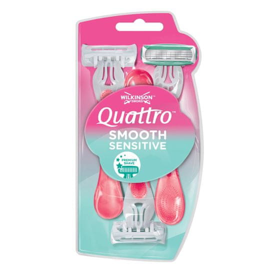 Wilkinson Sword Quattro Sensitive britvice za enkratno uporabo, 3 kosi ...