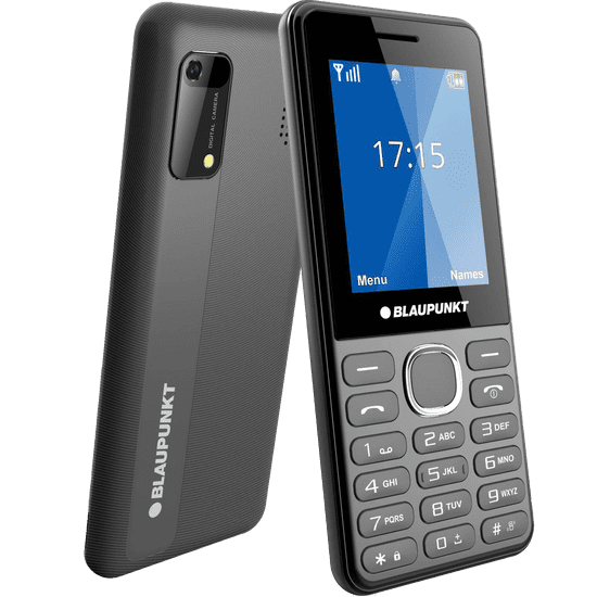 Blaupunkt V24 mobilni telefon, srebrna | mimovrste=)
