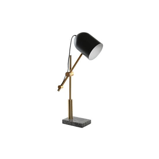 slomart svetilka namizna dkd home decor črna siva zlat kovina w v x x cm