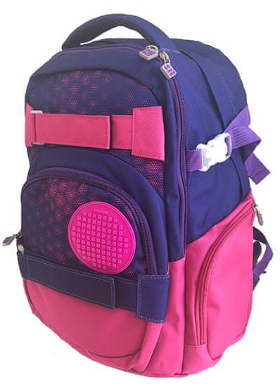 Pixie Crew Šolski nahrbtnik Hexee za drugi razred z okroglo ploščo | mimovrste=)