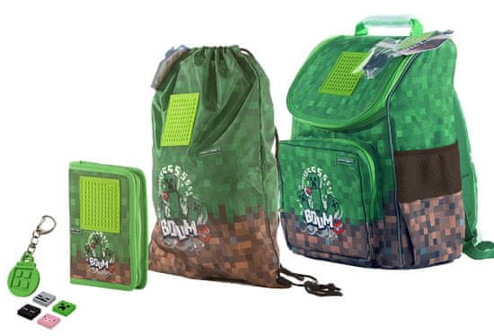 Pixie Crew Minecraft kovček, svinčnik, telovadna torba, obesek za ključe | mimovrste=)