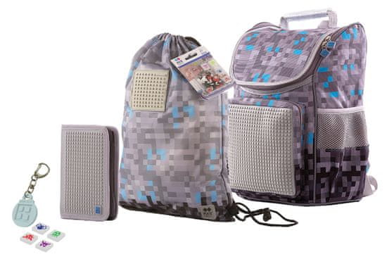 Pixie Crew Set šolska torba, peresnica za prvi razred, torba za vaje, obesek za ključe | mimovrste=)