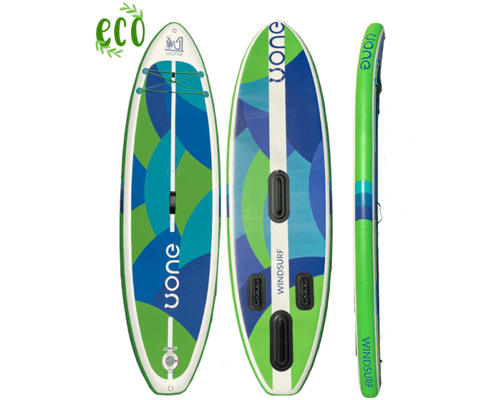 UONE WindSurf ECO napihljiv sup, 293 cm, zeleno-moder | mimovrste=)