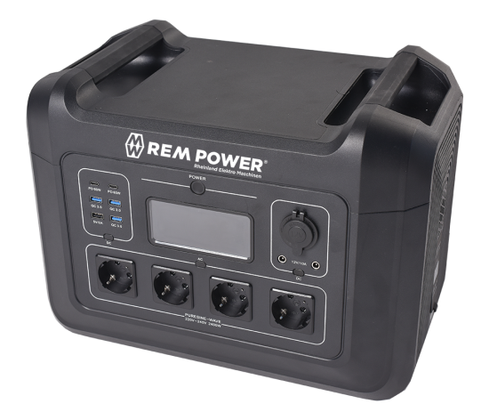 REM POWER prenosna napajalna postaja PBEm 2400E | mimovrste=)