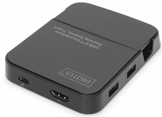 Digitus priklopna postaja, USB 3.1, TipC, 7-port, 4K (DA-70882 ...
