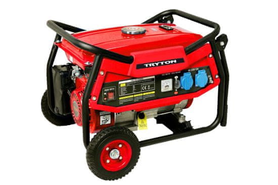 Tryton Generator bencinski 2000w, 2x230v, 2 kw s kolesi TOG2000K ...