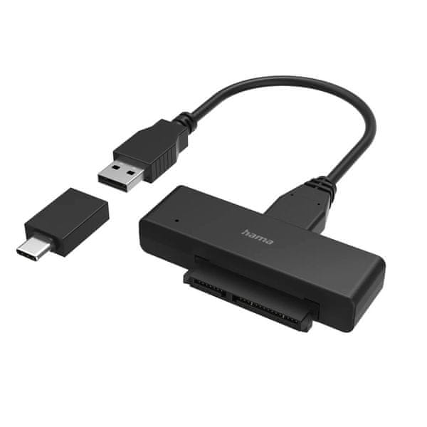 Hama 00200761 USB adapter za 2,5" in 3,5" SSD/HDD disk | mimovrste=)