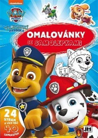 Jiri Models Pobarvanka z nalepkami A4 Paw Patrol 21x30cm | mimovrste=)