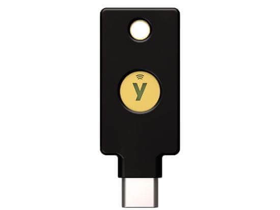 Yubico Security Key C NFC varnostni ključ, FIDO2 U2F, USB-C, črn ...