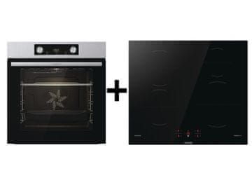 Gorenje Jump Induction set BO6737E02X pečica + GI640BSC kuhalna plošča ...