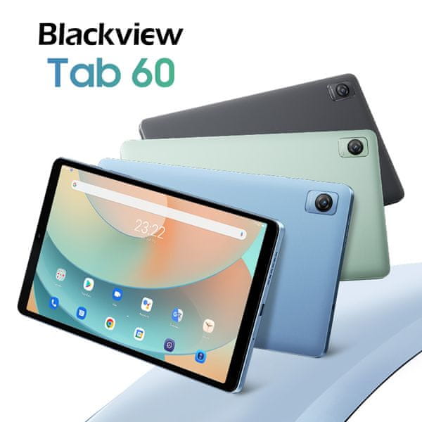 Blackview TAB 60 tablični računalnik, 4/128GB, HD+, LTE, WiFi, siva + ovitek | mimovrste=)