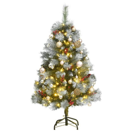 shumee Umetna novoletna jelka 150 LED diod in komplet bučk 120 cm ... shumee Umetna novoletna jelka 150 LED diod in komplet bučk 120 cm ...