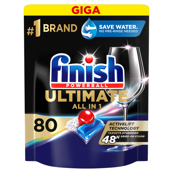 Finish Ultimate All in 1 kapsule za pomivalni stroj, 80 kosov | mimovrste=)