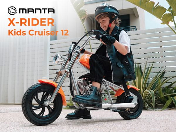 Manta X-Rider Kids Cruiser 12 otroški električni motor, 160 W, 16 km/h ...