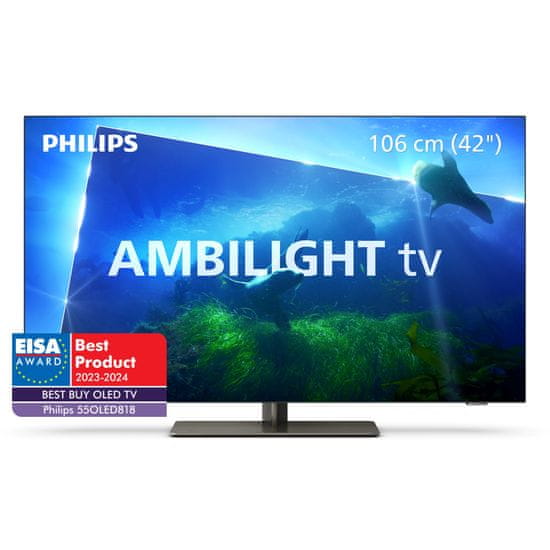 Philips 42OLED818/12 4K UHD OLED televizor, AMBILIGHT tv, Google TV ...