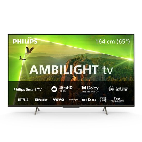 Philips 65PUS8118/12 4K UHD LED televizor, AMBILIGHT tv, Smart TV ...