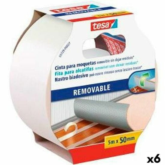 Tesa Dvostranski lepilni trak TESA Carpet Self-adhesives White 50 mm x ...