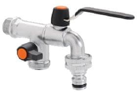 Claber Metal-Jet zunanja pipa, 12,7 mm (1/2''), 2 izhoda (9625 ...