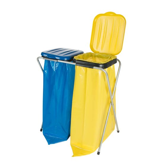 NEW Stojalo za vrečke za odpadke 120L za ločevanje 2 vrst odpadkov ...