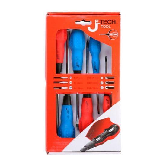 NEW Set izvijačev Jetech Tool 4x75, 5x10, 6x125 mm (6 pcs) | mimovrste=)