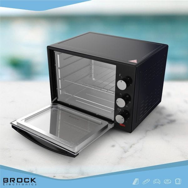 BROCK električna pečica, 30 l, črna (TO 3001 BK) | mimovrste=)