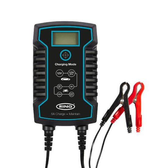 Ring RESC808 pametni polnilec in vzdrževalec akumulatorjev, 8 A | mimovrste=)