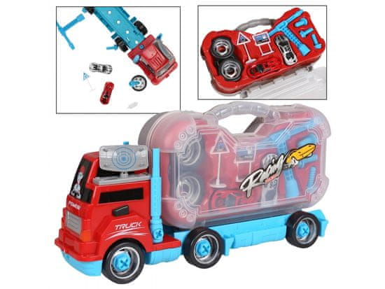 Mega Creative Set za sestavljanje, rdeči tovornjak 3+ MEGA CREATIVE ...