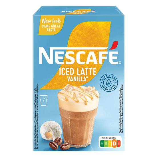 NESCAFÉ Iced Latte instant kava, vanilija, 6 × 105 g | mimovrste=)