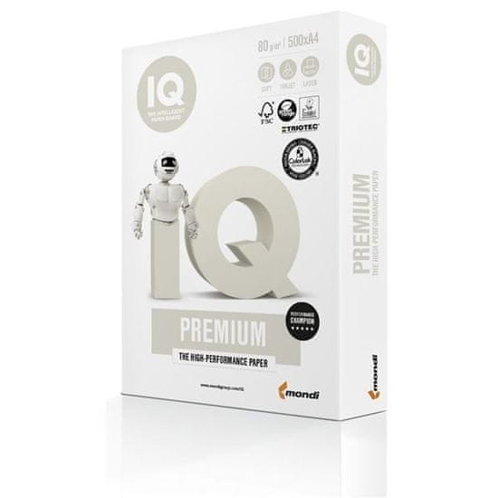 IQ Papir Premium, A4, 80 g/m2, 500 listov | mimovrste=)