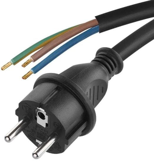 Emos S03250N flekso kabel, guma/neopren, 3 × 1,5 mm2, 5 m, črn ...