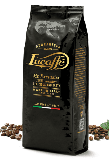 Lucaffé Kava v zrnu, Mr. Exclusive, 100% Arabica, 1 kg | mimovrste=)