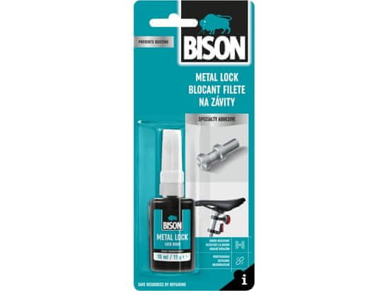 Bison METAL LOCK lepilo za zaklepanje vijakov 10 ml | mimovrste=)