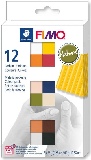 FIMO Soft set 12 barv x 25 g - naravni | mimovrste=)