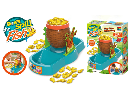 shumee Zabavna arkadna igra FISH BASKET "Don't spill the Fish Balancing ...