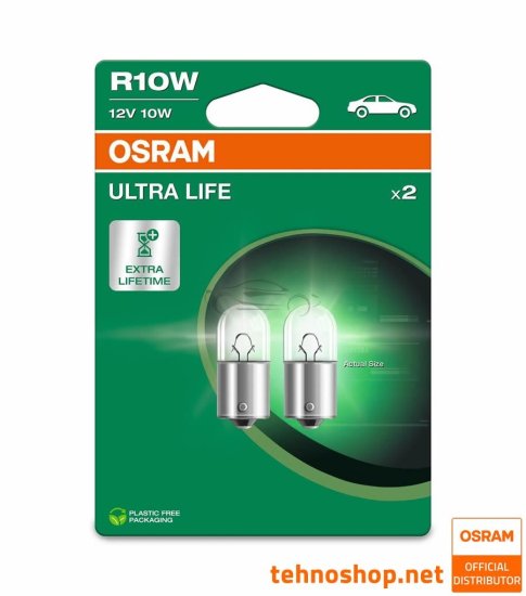 Osram ŽARNICA R10W 5008ULT-2BL ULTRALIFE 10W 12V BA15s 2BL | mimovrste=)