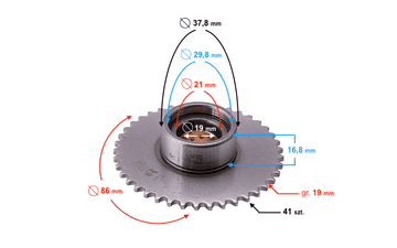 shumee Krmilni zobnik za 130cc motor | mimovrste=)