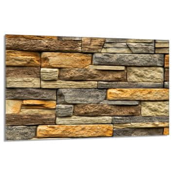 shumee Steklena zaščitna plošča za peč 80x52 Opeka | mimovrste=)