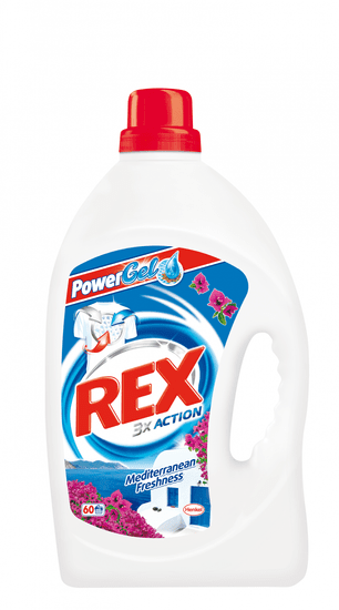 Rex detergent 3x Action Gel Mediterranean Freshness, 60 pranj | mimovrste=)