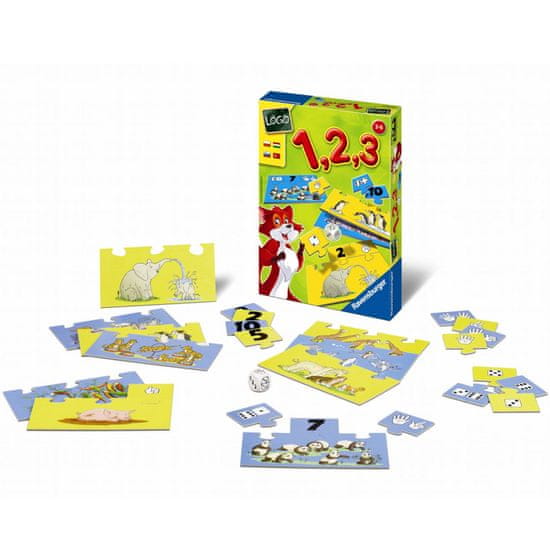 Ravensburger družabna igra Logo 1,2,3 | mimovrste=)