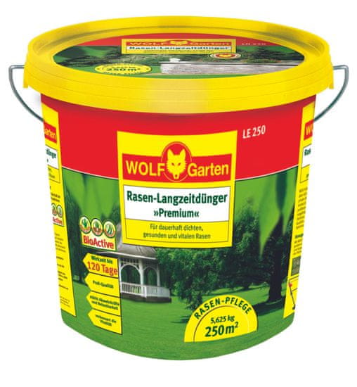 Wolf - Garten gnojilo za travo z dolgotrajnim učinkom LE250 | mimovrste=)