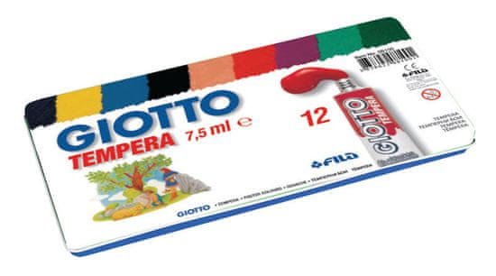Giotto tempera barvice, 12/1, 7,5 ml | mimovrste=)