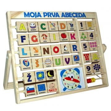 Abeceda lesena SLO | mimovrste=)