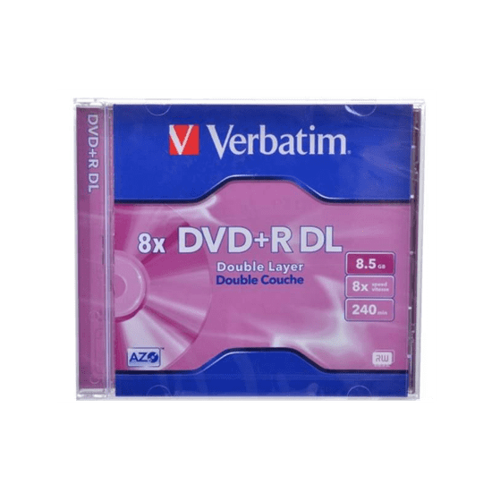 Verbatim DVD+R Dual Layer medij 8,5 GB, 8x JC-1 | mimovrste=)