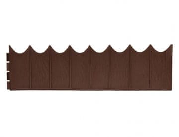 NOHEL GARDEN Garden vrtna ograja, 5,9x0,16m, rjava | mimovrste=)