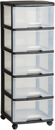 Curver predalnik s kolesi, 5x 20 l | mimovrste=)