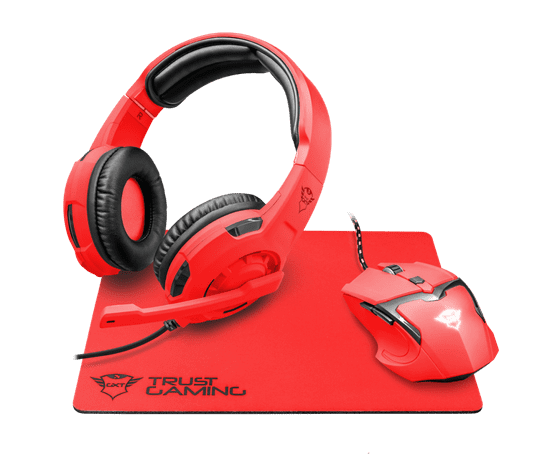 Trust gaming set Spectra GXT790, rdeč | mimovrste=)