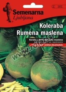 Semenarna Ljubljana koleraba, rumena, maslena, 161, mala vrečka ...