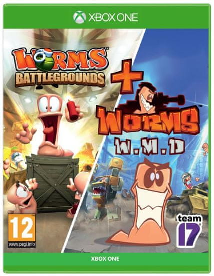 Soldout Sales & Marketing Worms Battlegrounds + Worms WMD Double Pack ...