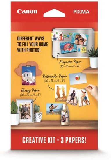 Canon Pixma Creative Kit komplet foto papirja MG-101 + RP-101 + PP-201 ...